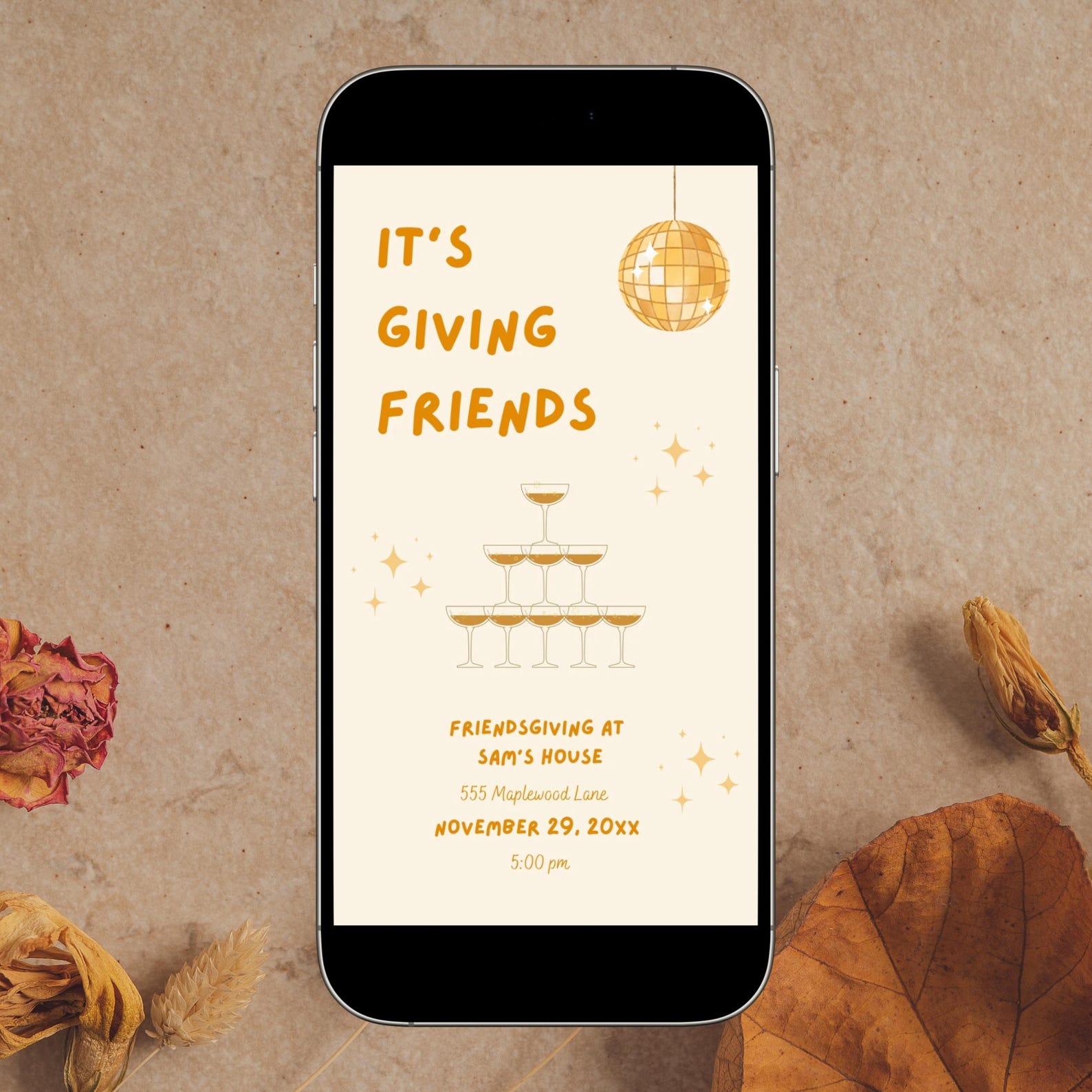 Friendsgiving Invitation - Etsy