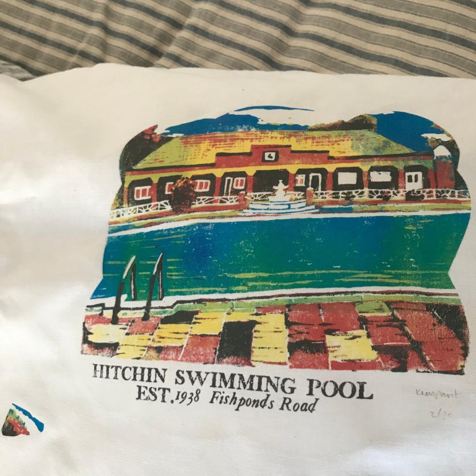 Hitchin Swimming Pool Dreams Cotton Pillowcase - Etsy