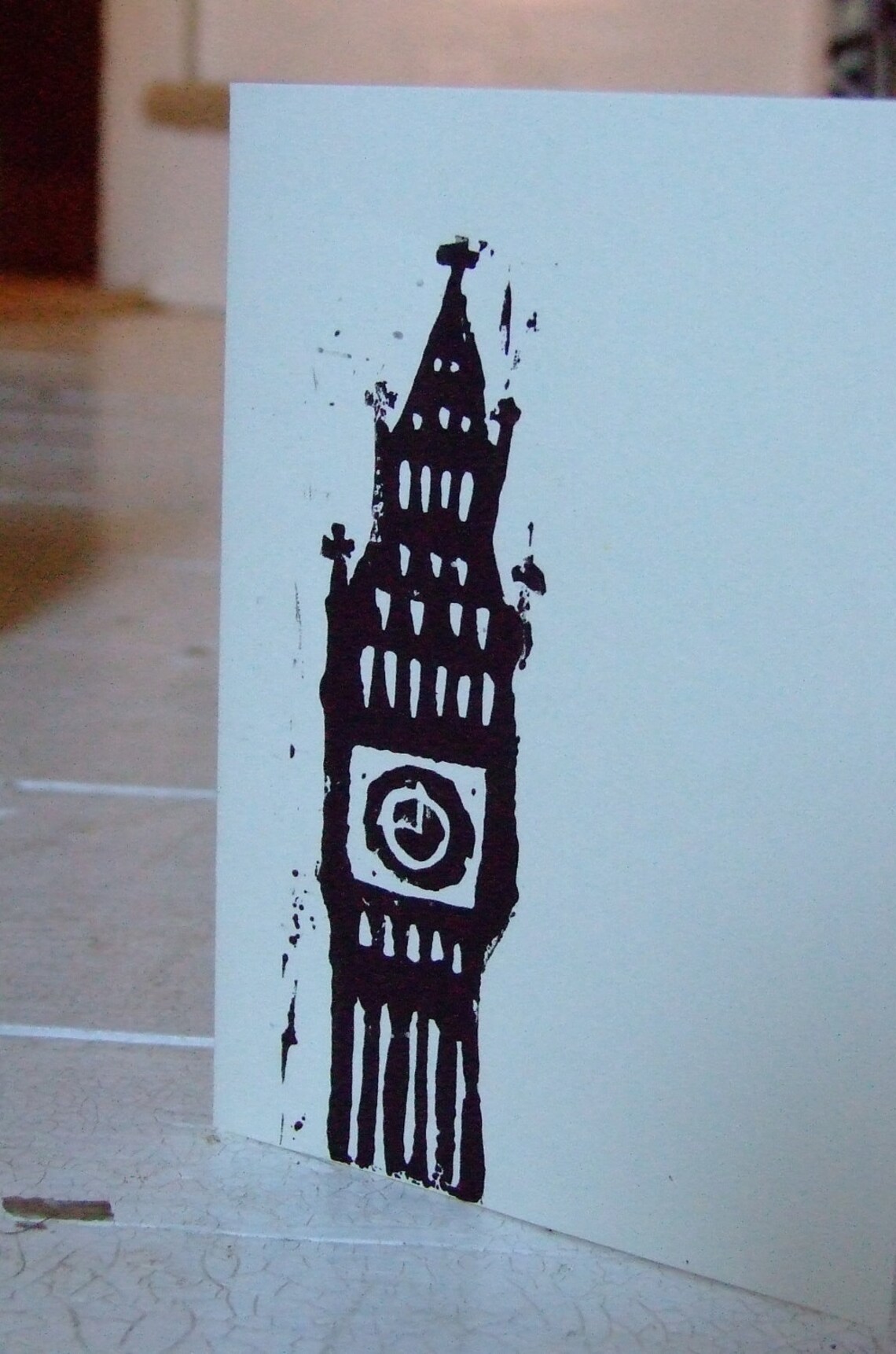London Landmarks: Building Set- Handprinted Linoprint Card Set (3 Cards ...