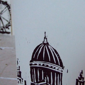 London Landmarks: Building Set- Handprinted Linoprint Card Set (3 Cards ...