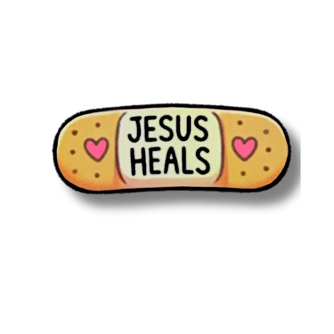 Jesus Heals Bandaid Magnet, Christian Magnets, Religious Gifts, Jesus ...