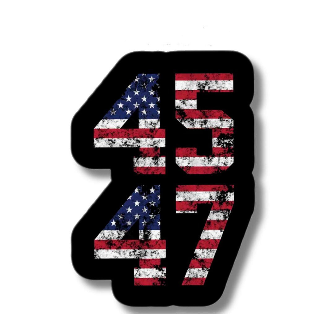 Trump 45/47 Magnet, Trump 2024 Magnet, MAGA Magnet, Conservative Magnet ...