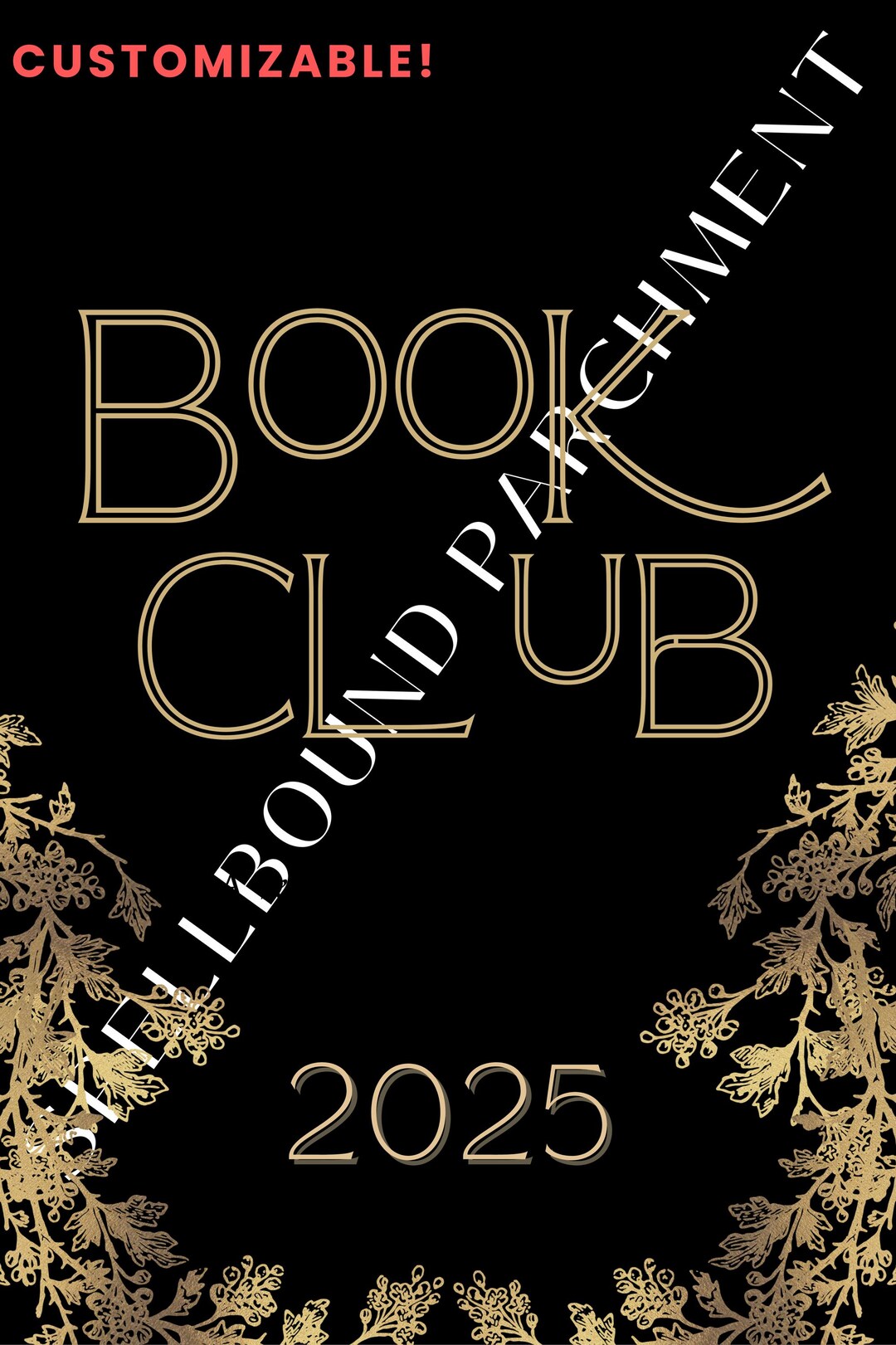 Book Club Customizable Reading Journal - Etsy