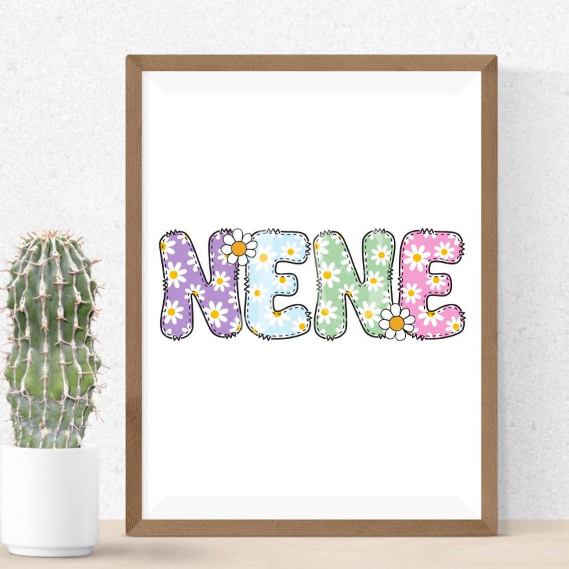 Daisy Flowers NENE Png, Wildflower Shirt Design, Grandma Nickname Png ...
