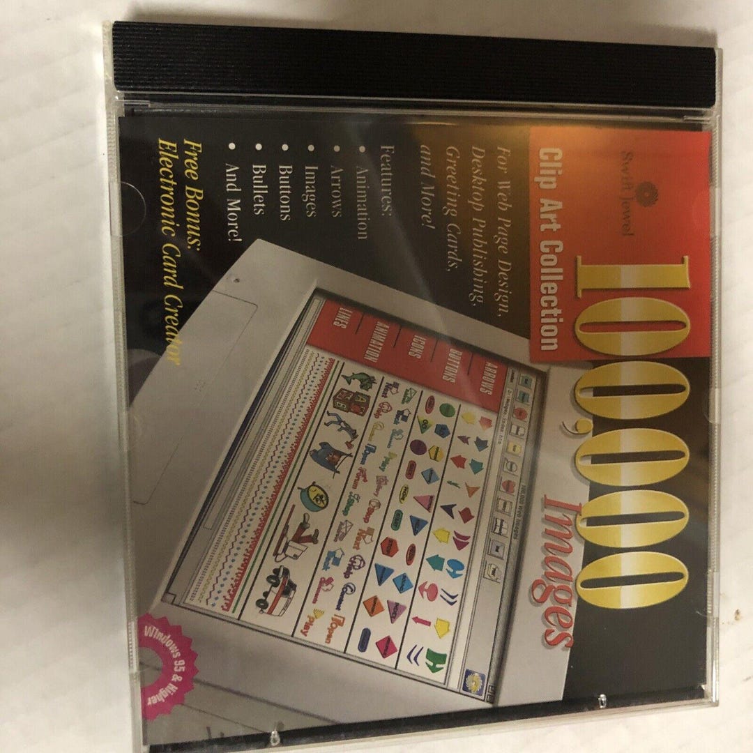 Swift Jewel 100,000 Clip Art PC Software - Etsy