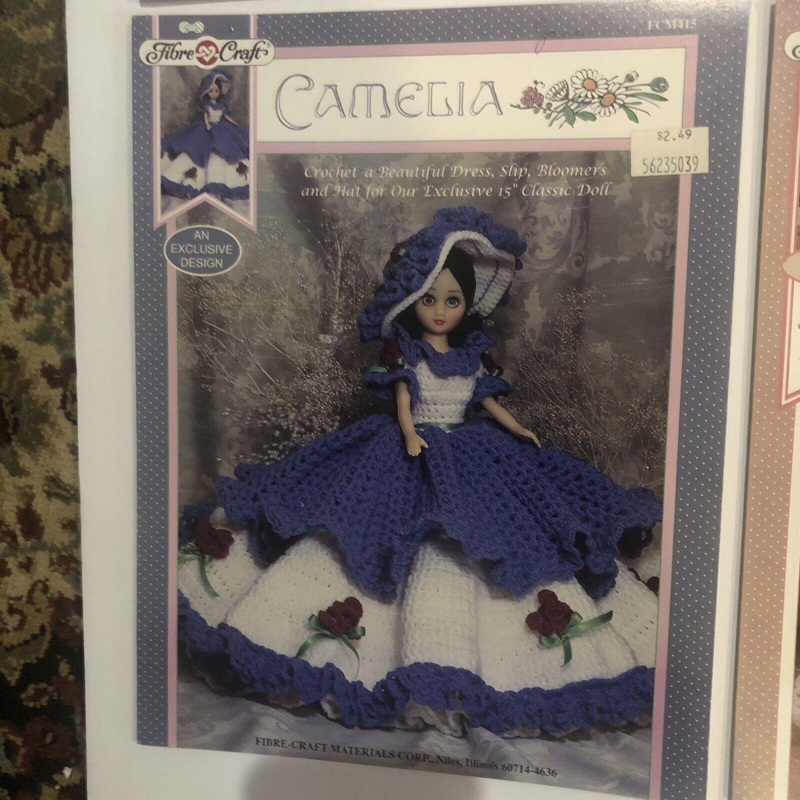 80s Fibre Craft Dolls Crochet Patterns Bridal Gown and Others - Etsy