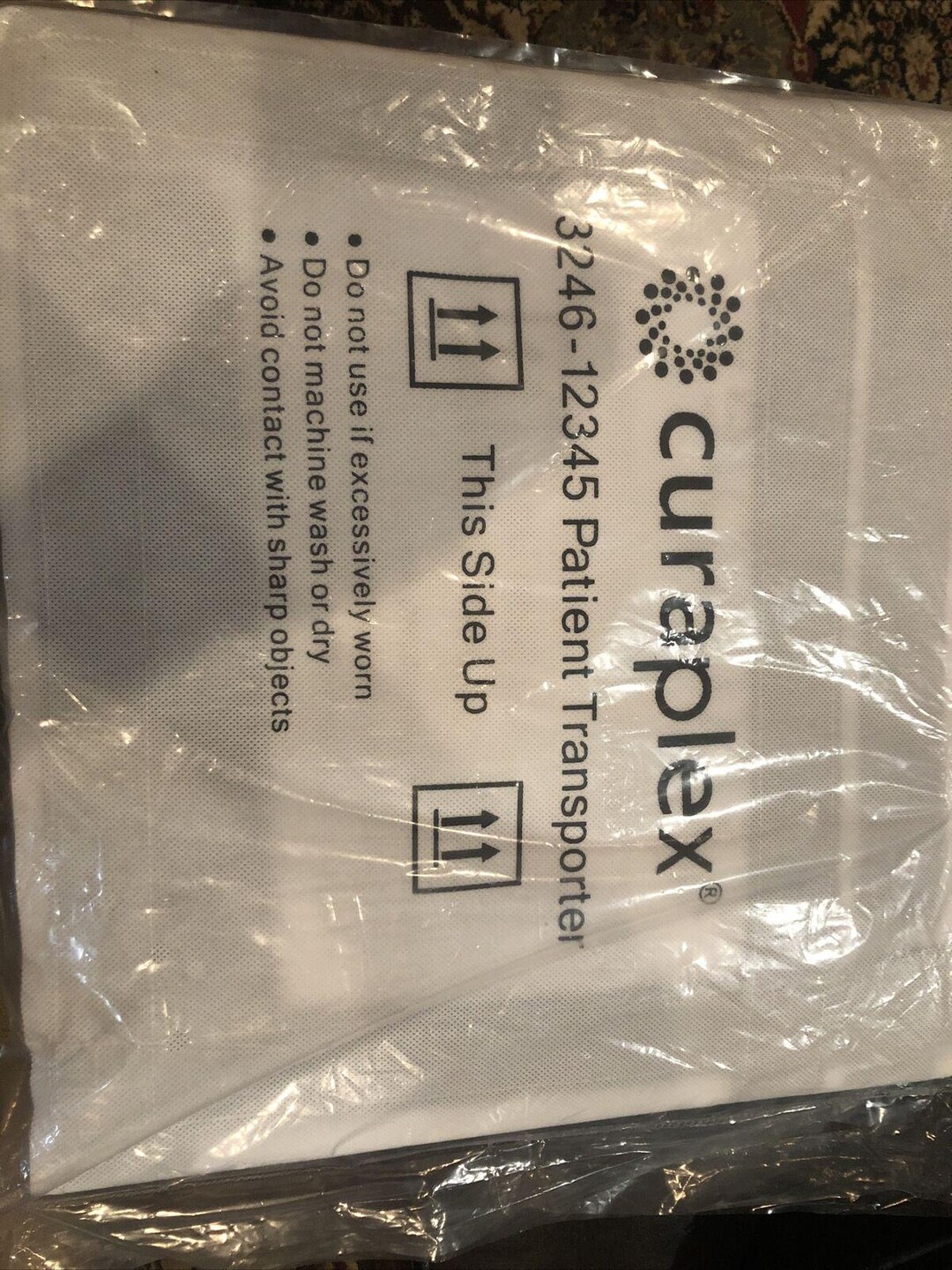 Curaplex Patient Transport Sheet, 14 Assist Lift Handles, Max Capa 1800 ...