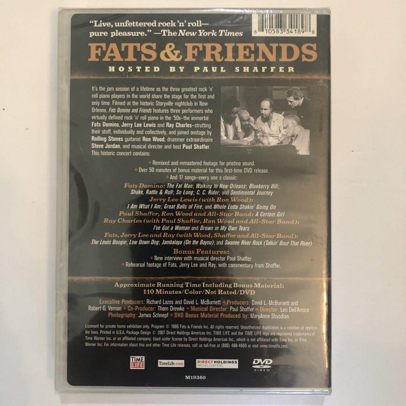 Fats Friends (DVD, 2007) - Etsy