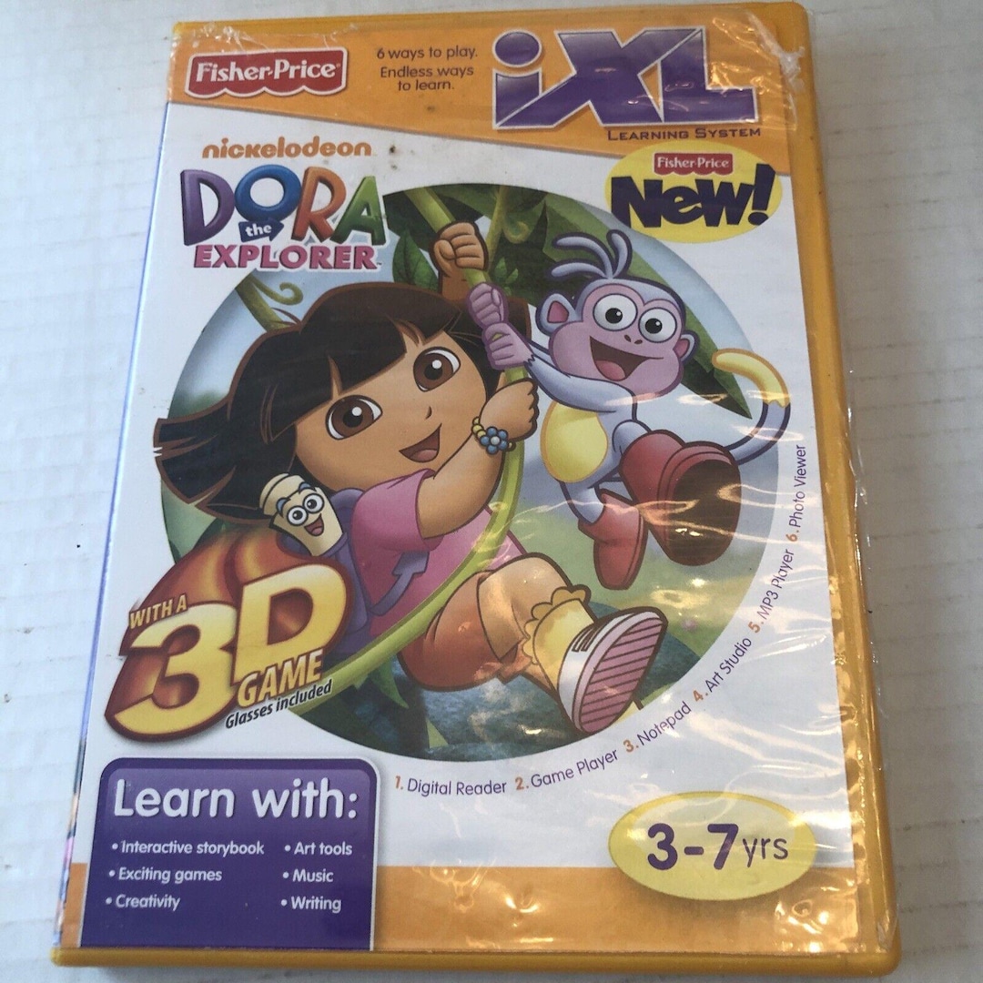 Dora the Explorer Learning System Fisher Price 3D CD Game - Etsy
