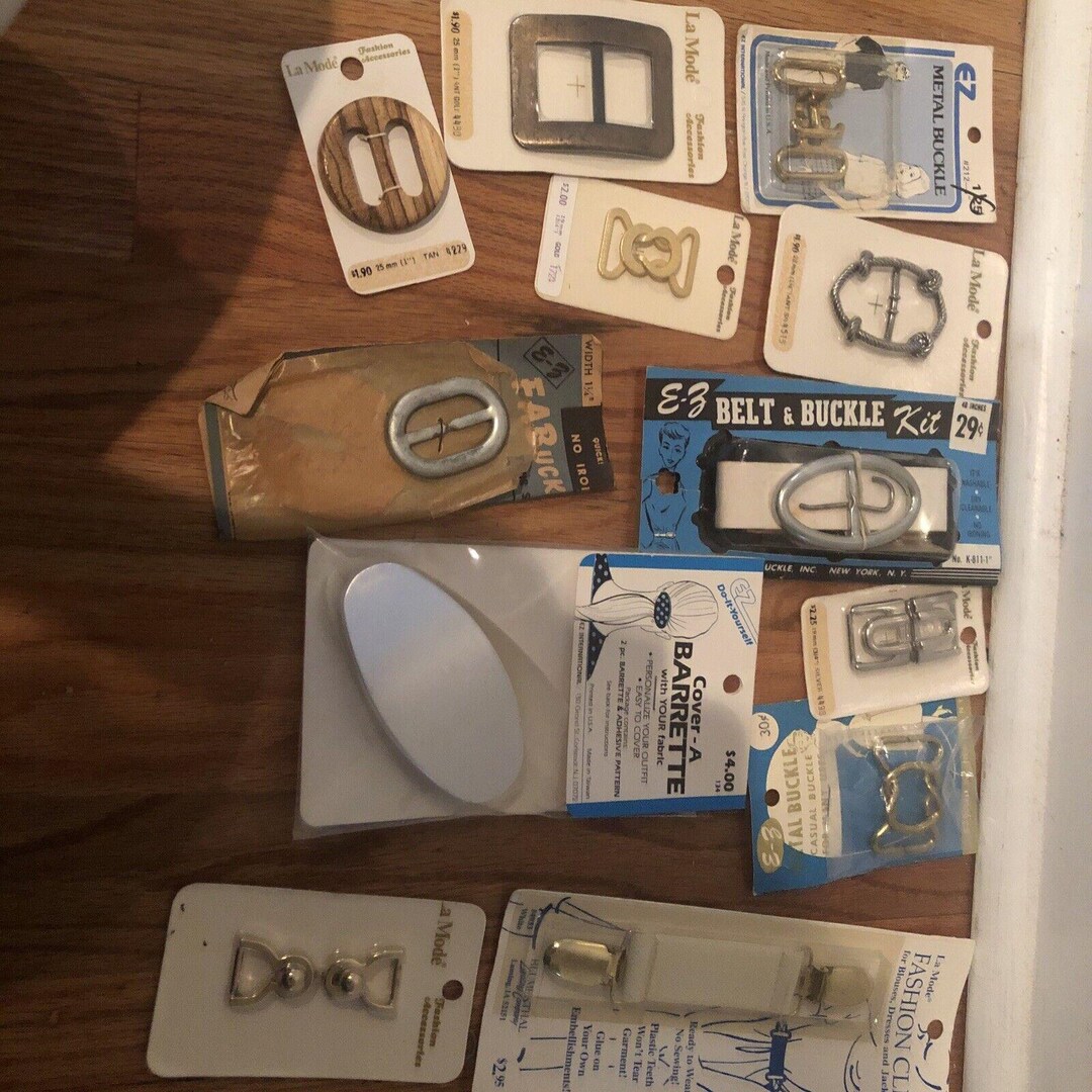Vintage La Mode & E-Z Belt and Buckle Sets Kits Lot of 12 - Etsy