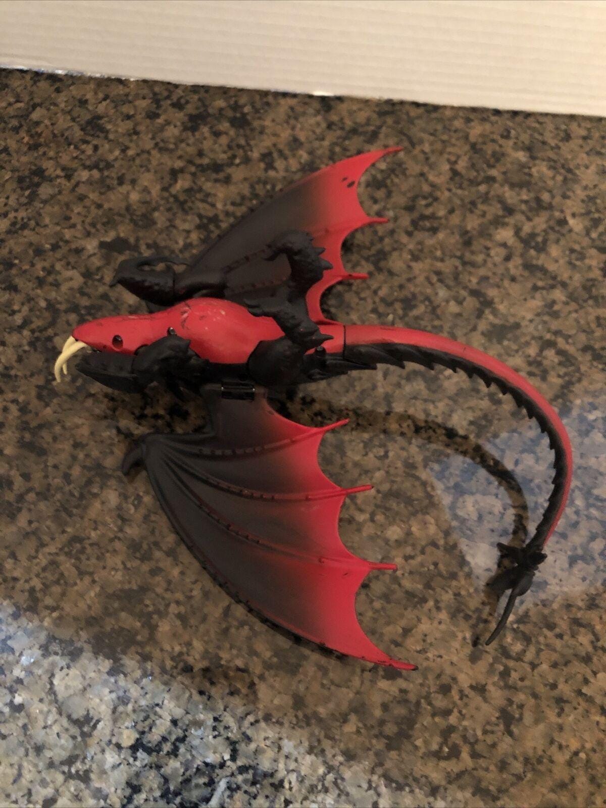 How to Train Your Dragon Figure Deathgripper Black Red Villain Monster ...