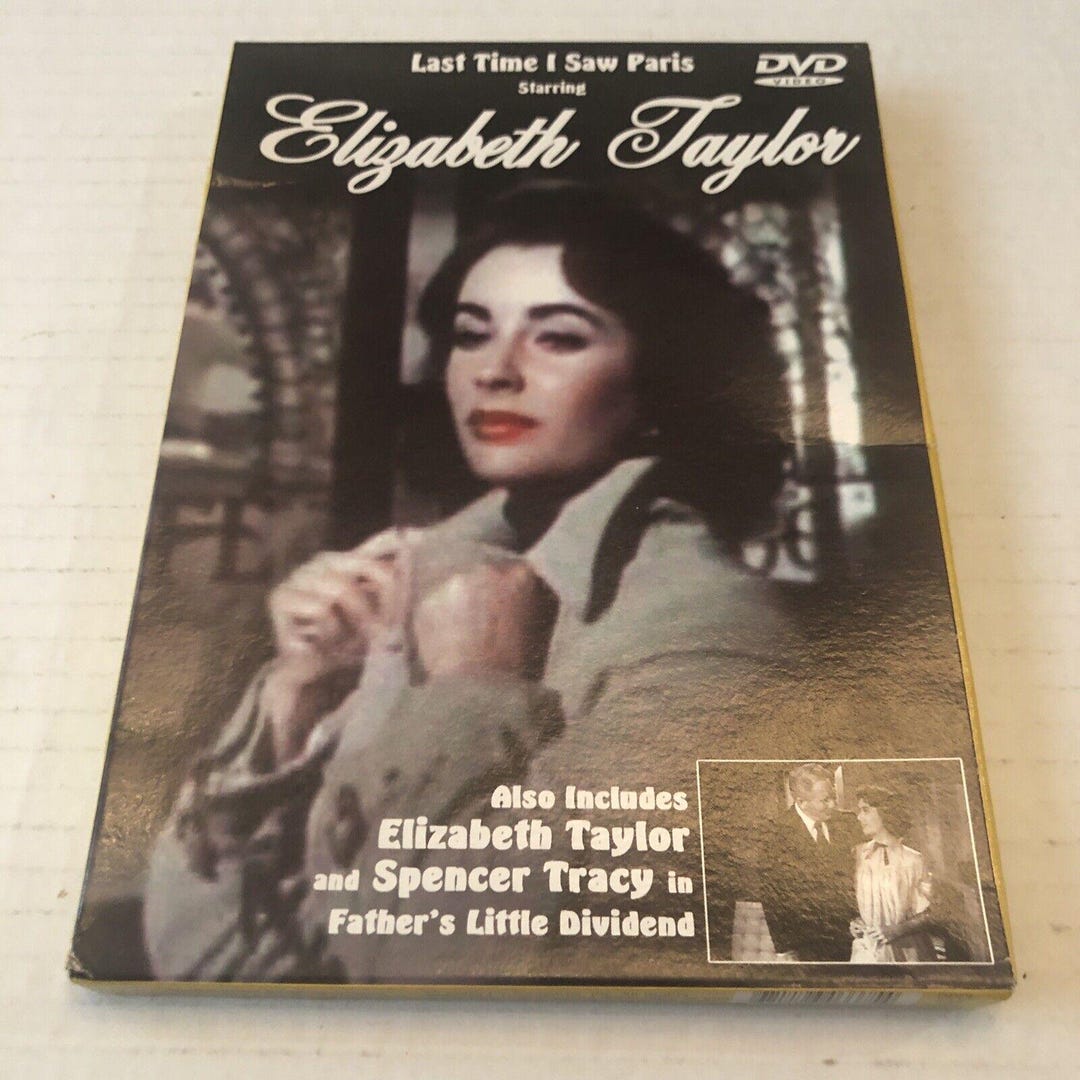 Elizabeth Taylor Last Time I Saw Paris DVD - Etsy