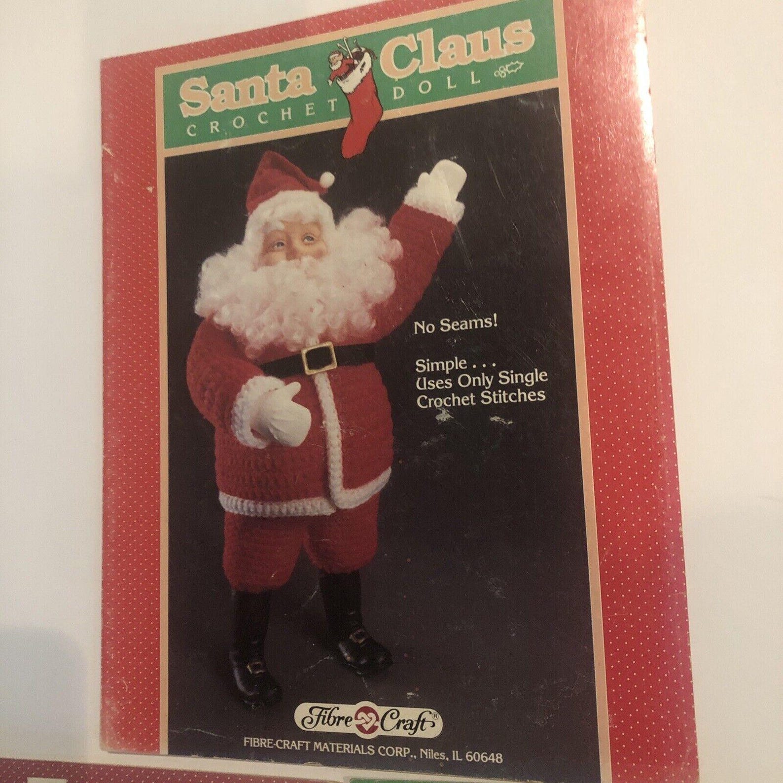 1980s 1990 Fibre Craft Santa Claus Mrs Clause and Old Tyme S Crochet ...