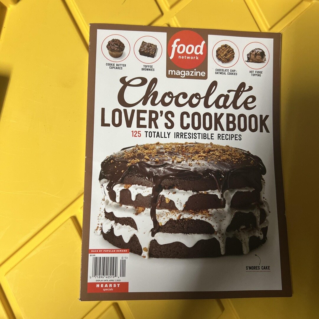 Food Network Magazine Chocolate Lover's Cookbook 2025 - Etsy