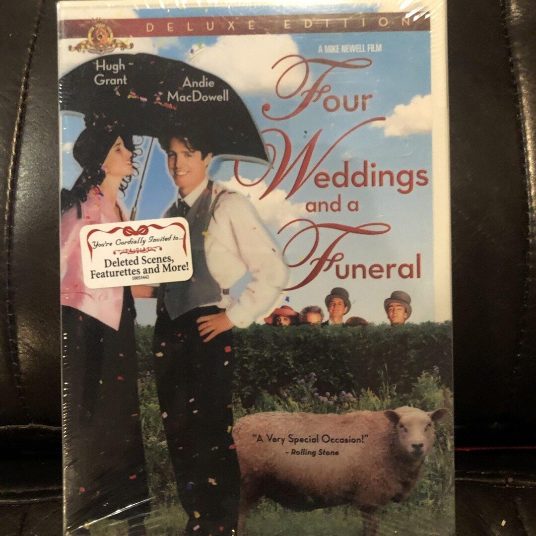 Four Weddings and A Funeral (DVD, 1994, Deluxe Edition, WS) Hugh Grant ...