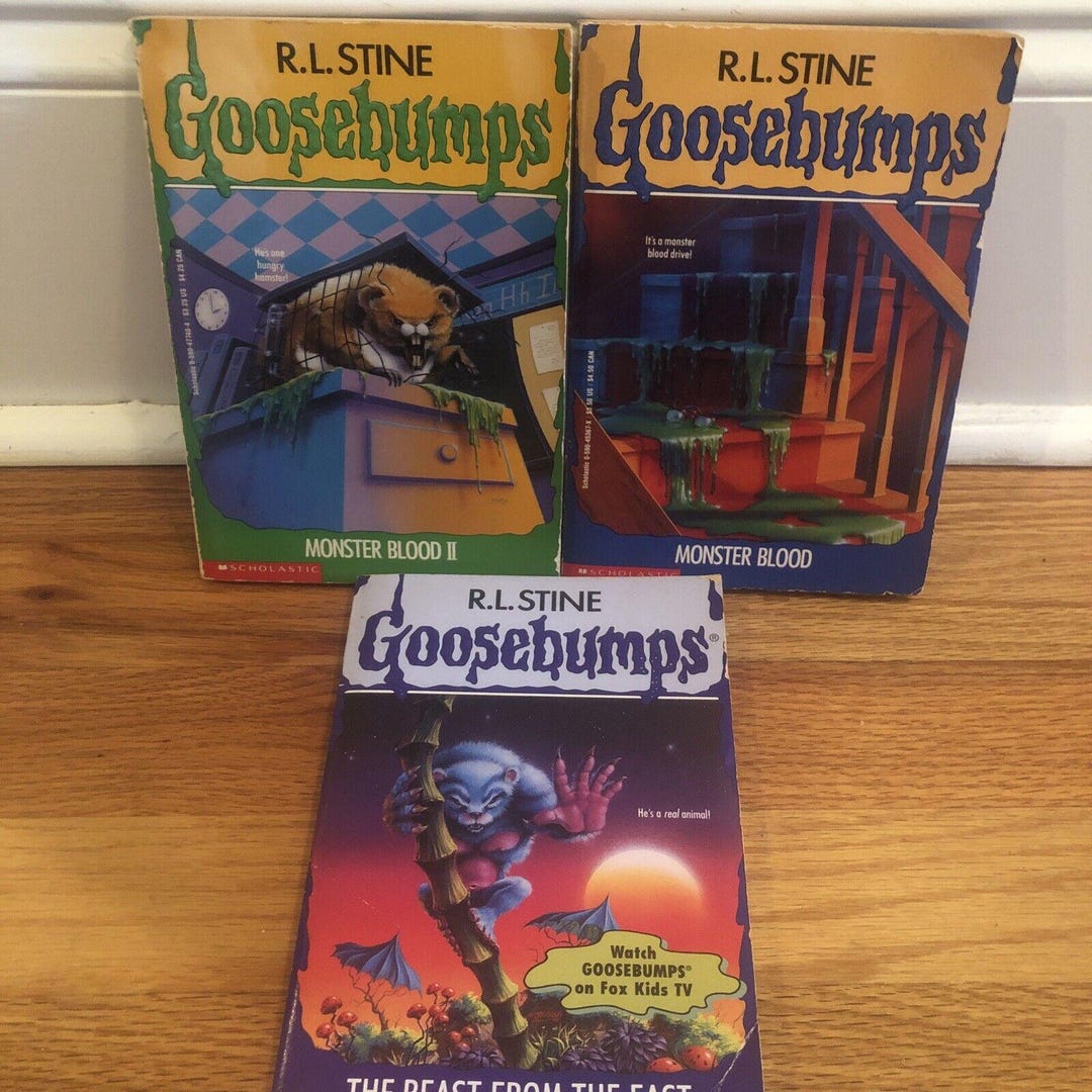 Goosebumps R.L. Stine Vintage 1990s Softcover Horror Books Lot of 3. (3 ...