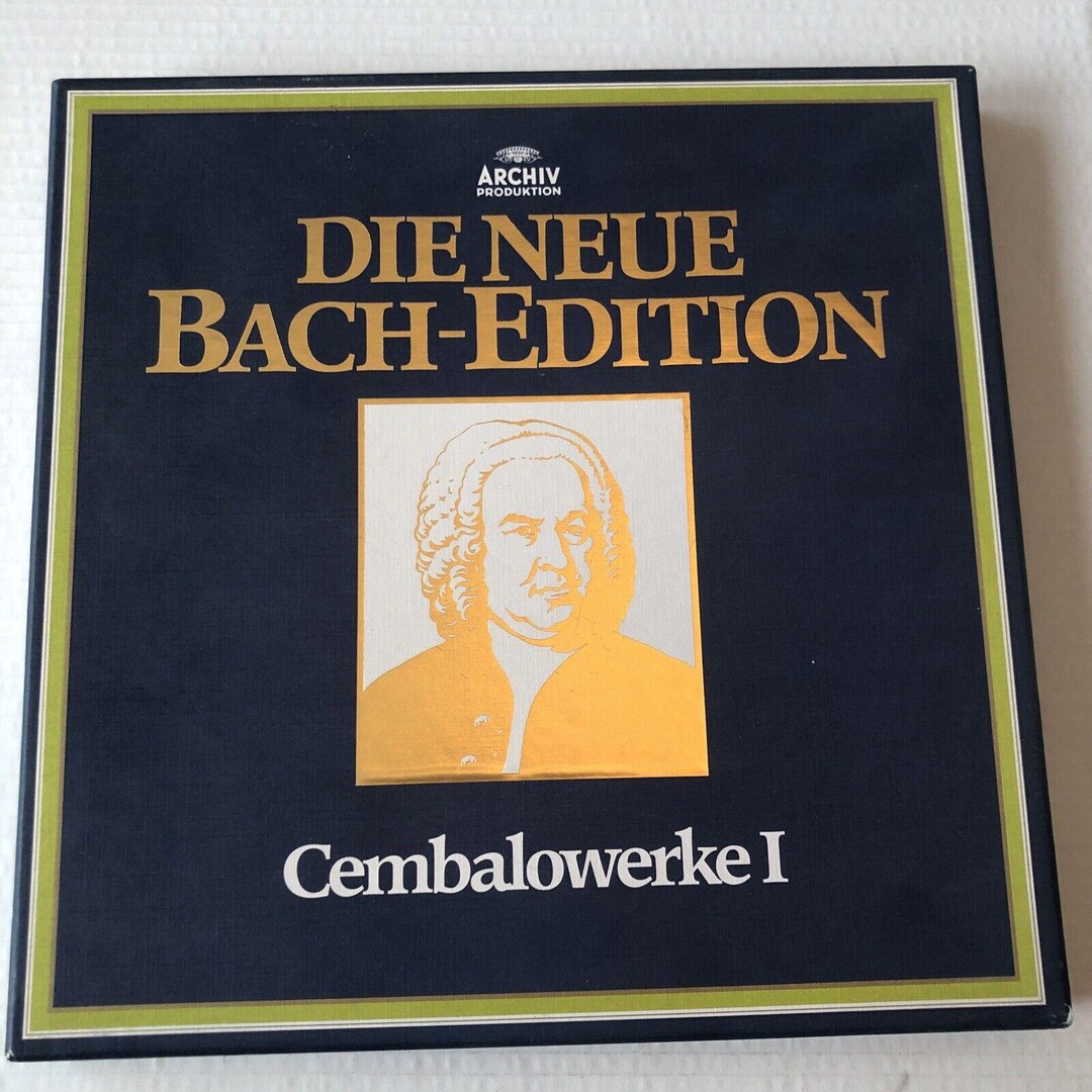 Bach Box Set ~die Neue Bach-edition~cembalowerke I~TEN Lp Box Set ...