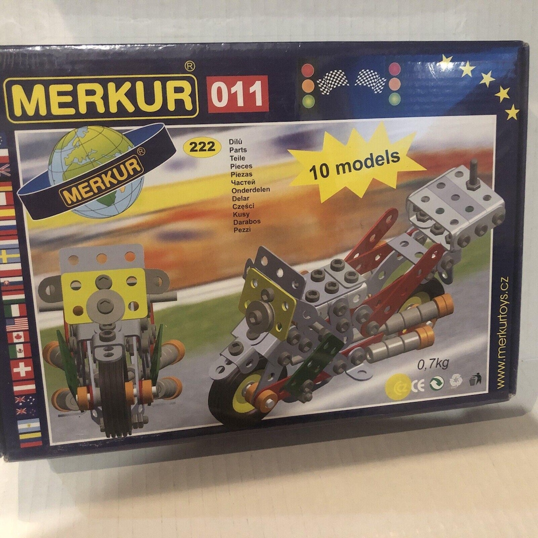 Merkur 011 Motorcycle Metal Building Set Model Bike Build Toys Super ...