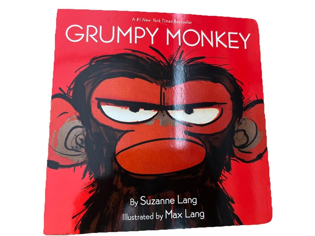 Grumpy Monkey - Board Book by Lang, Suzanne - GOOD - Etsy