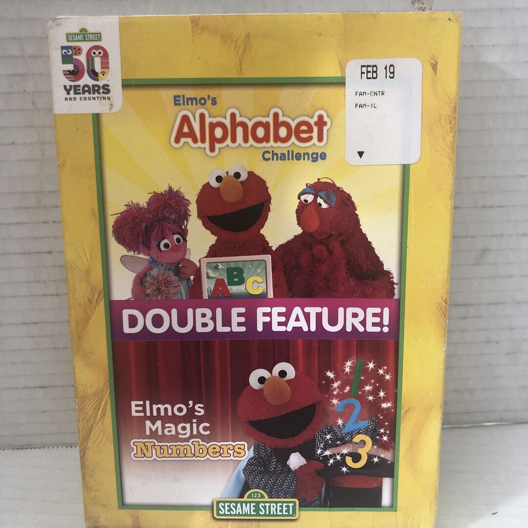 Sesame Street : Elmo's Alphabet Challenge + Magic Numbers DV Double ...