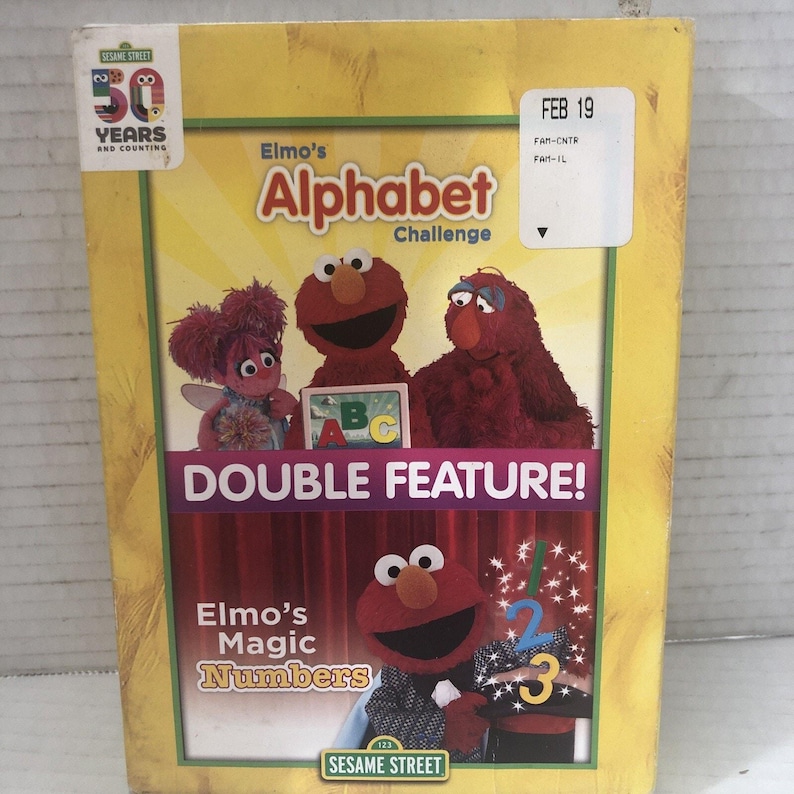 Sesame Street : Elmo's Alphabet Challenge + Magic Numbers DV Double ...