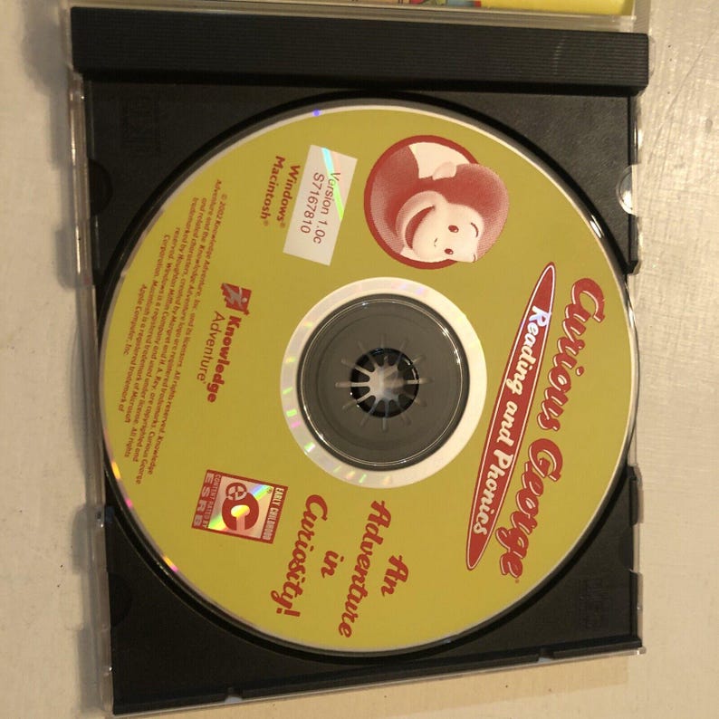 Curious George Reading & Phonics (PC, 2002) - Etsy Australia