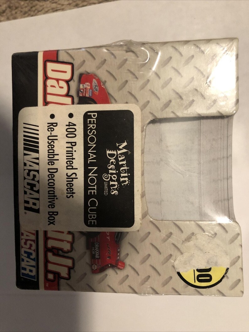 Dale Earnhardt Jr. #8 NASCAR Personal Note Cube 400 Printed Sheets - Etsy