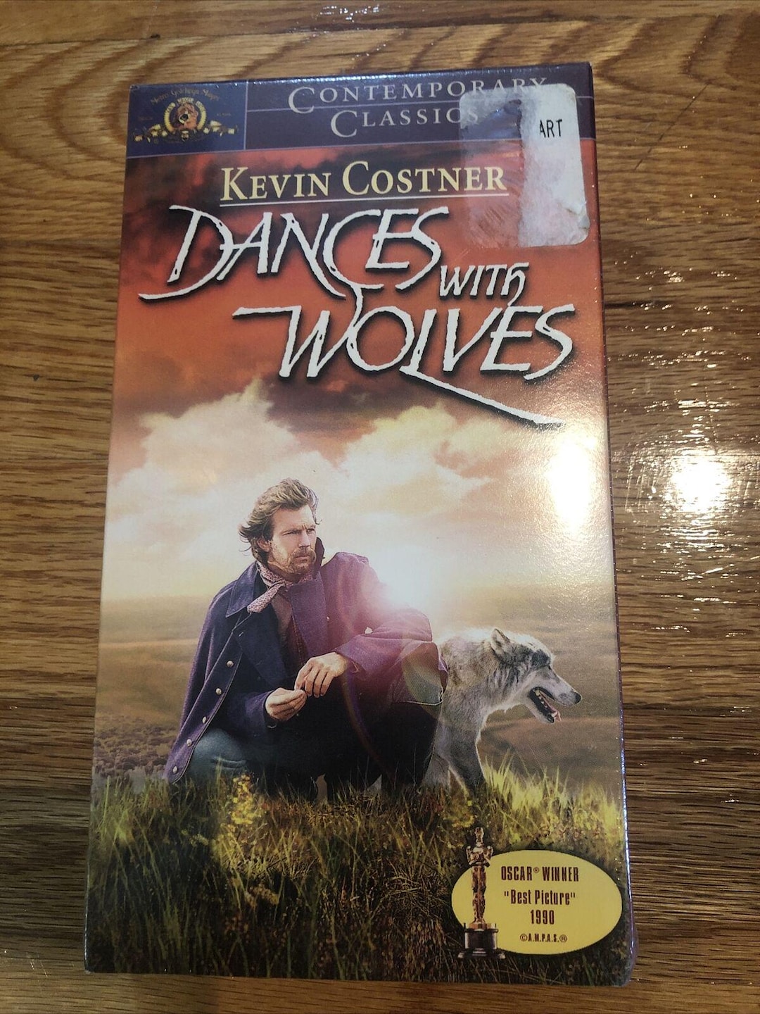 Dances With Wolves VHS New Sealed Watermark Kevin Costner Contemporary ...