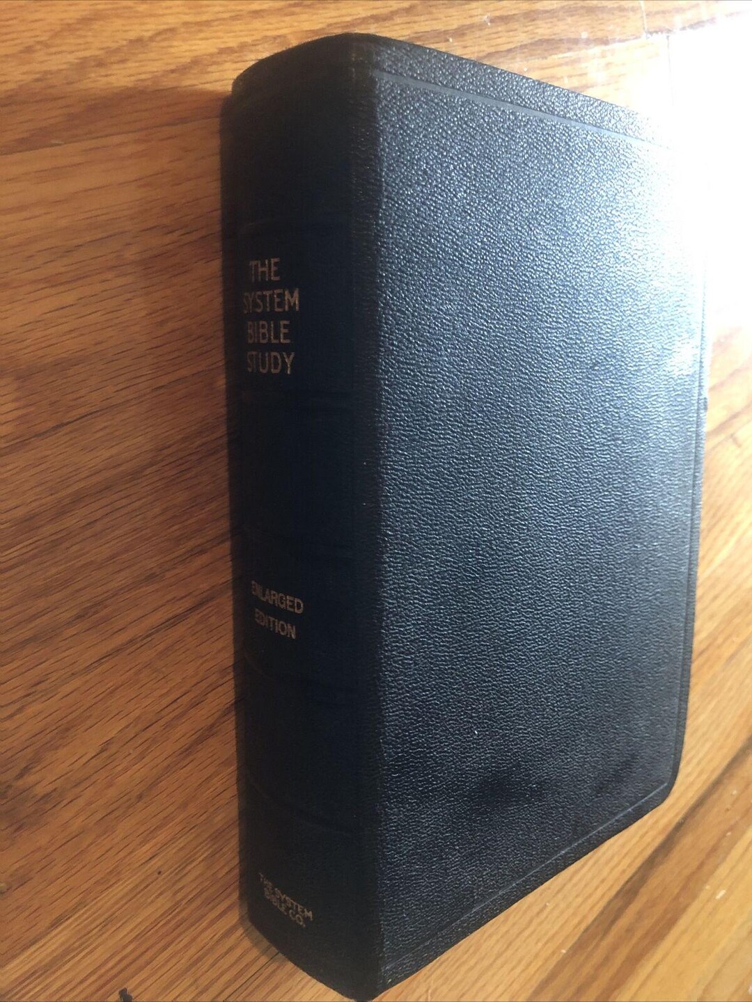 Vintage 1955 the System Bible Study Enlarged Edition Genuine Leather ...