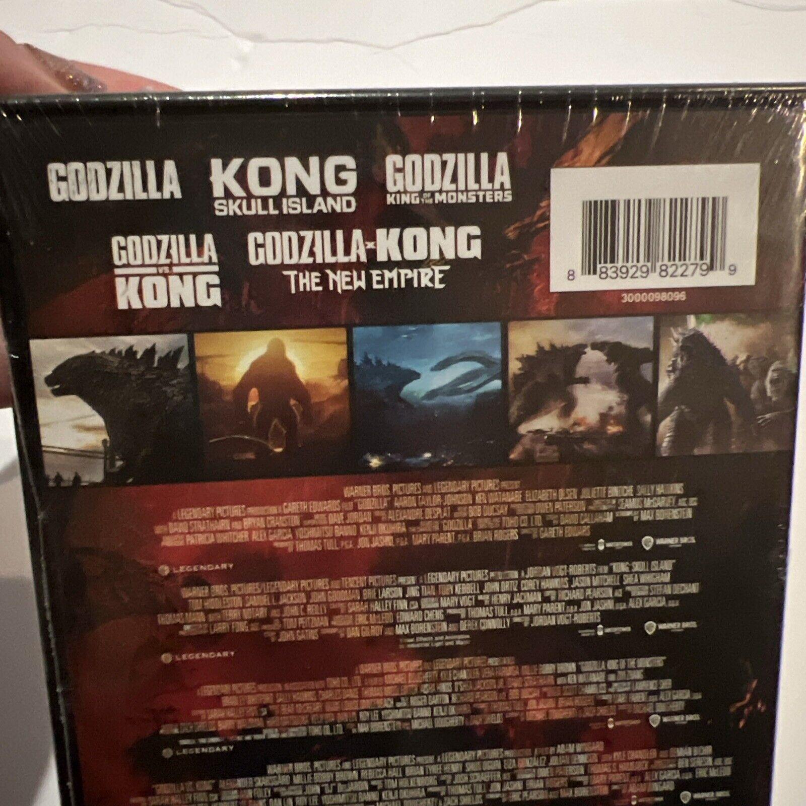 Godzilla Kong Monsterverse 5-film Collection DVD NEW 10th Anniversary ...