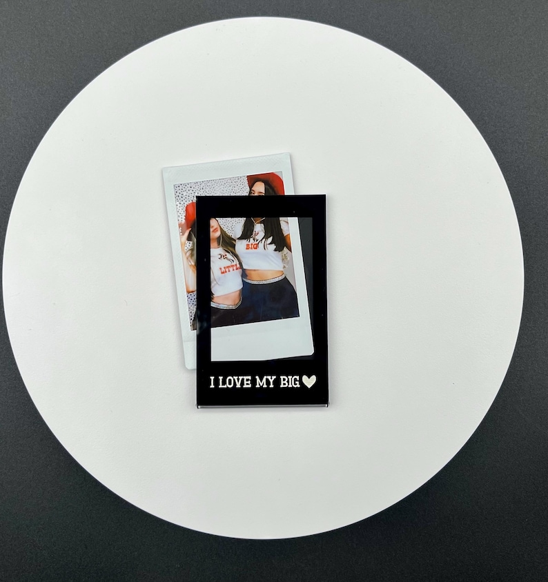 Cheer Big Little Polaroid Frame, Custom Cheerleader Gift, Cheer Big Sis ...