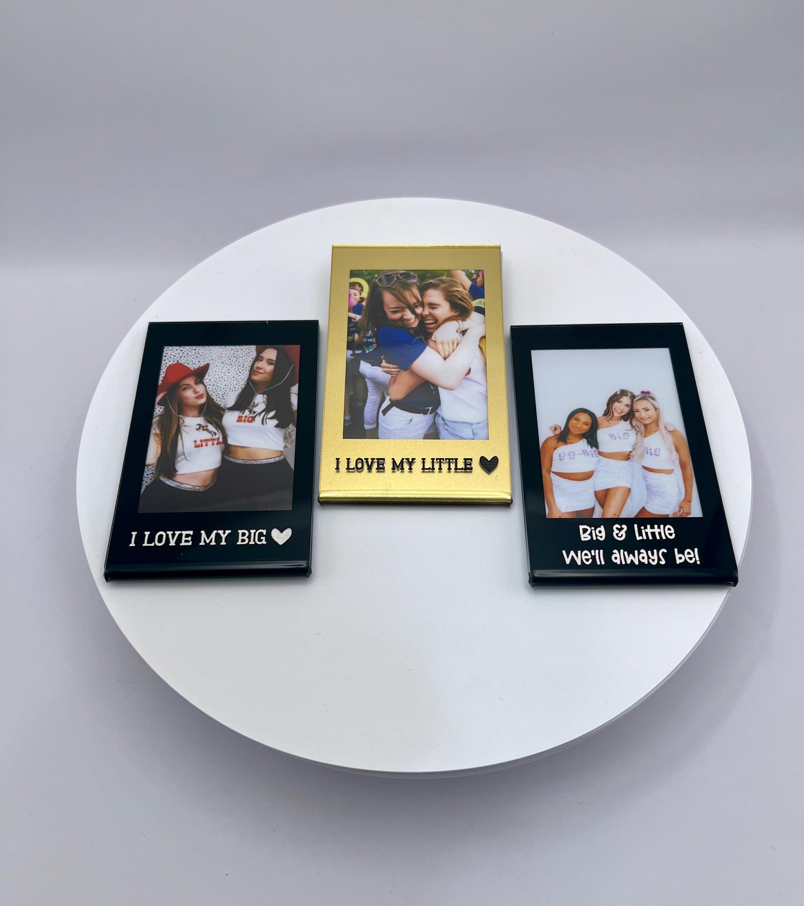 Big & Little We'll Always Be Polaroid Frame, Sorority Big Little Gift ...