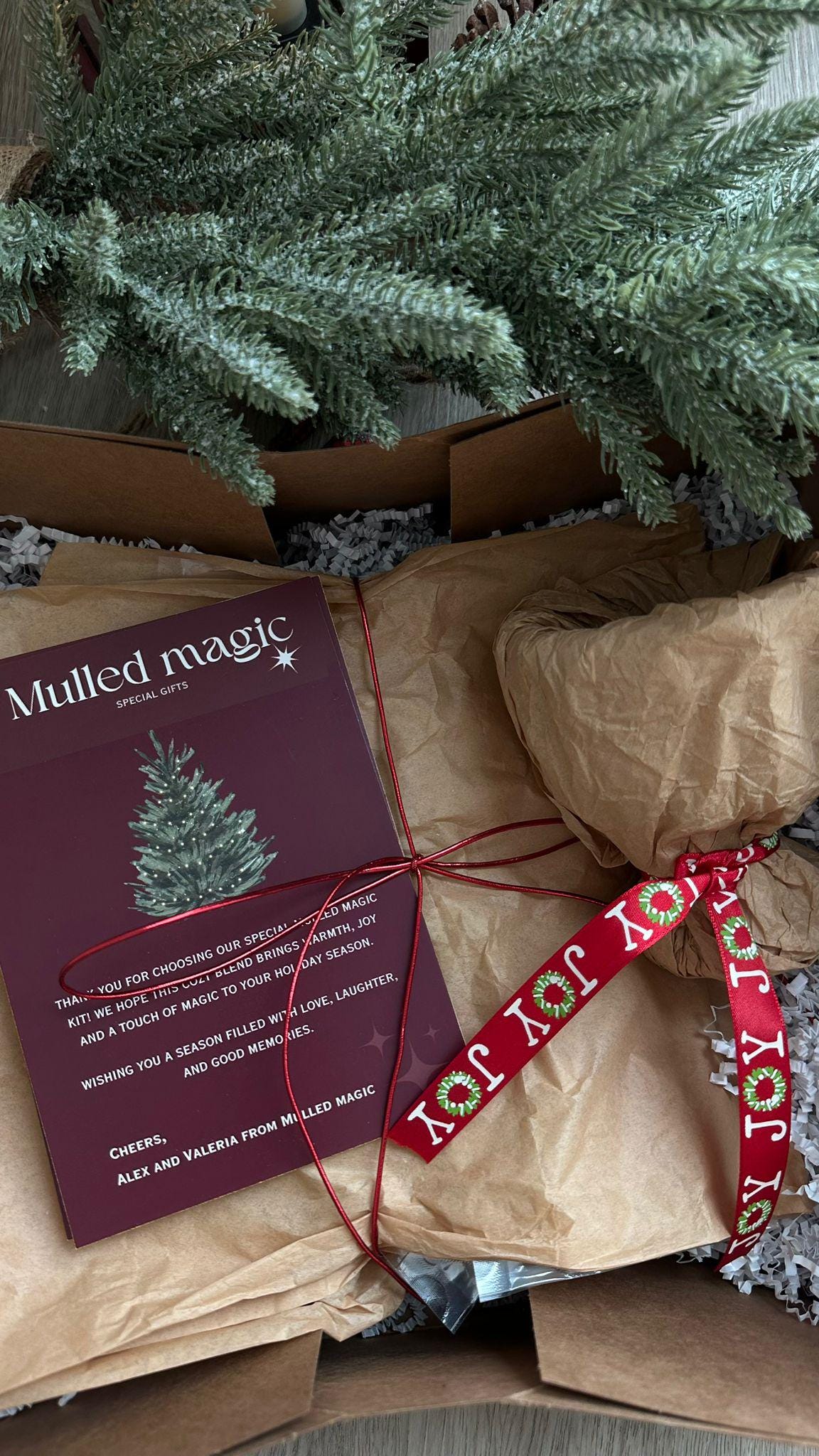 Holiday Mulled Wine Kit W/ Spices, Glass & Scented Candle | Christmas ...