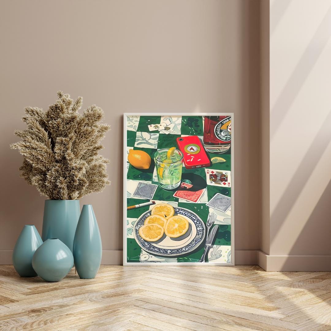 Artsy Kitchen Print, Food Recipe Print, Print Download, Aesthetic ...