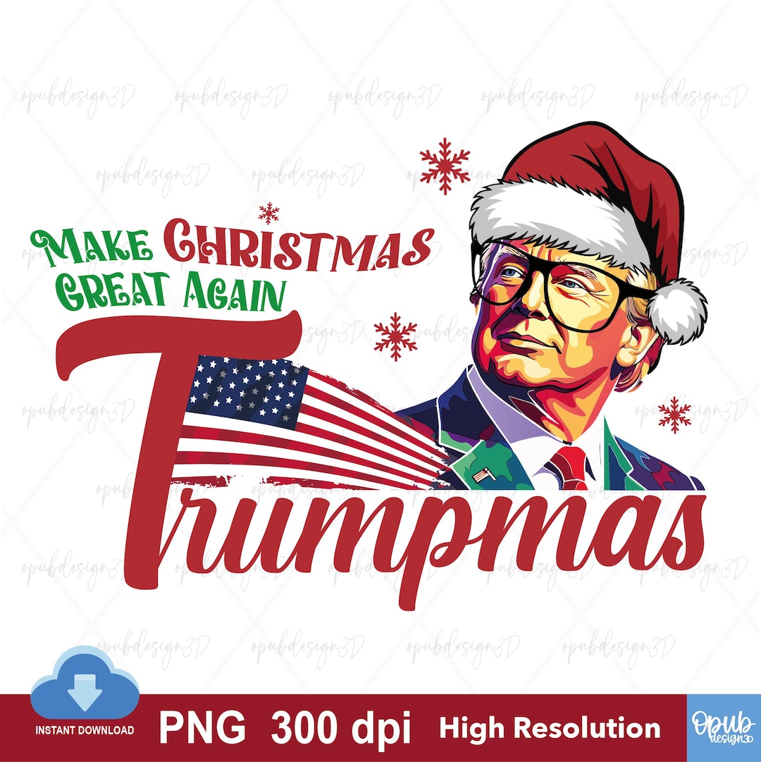 Merry Trumpmas Make Christmas Great Again , Trump Merry Christmas Png ...