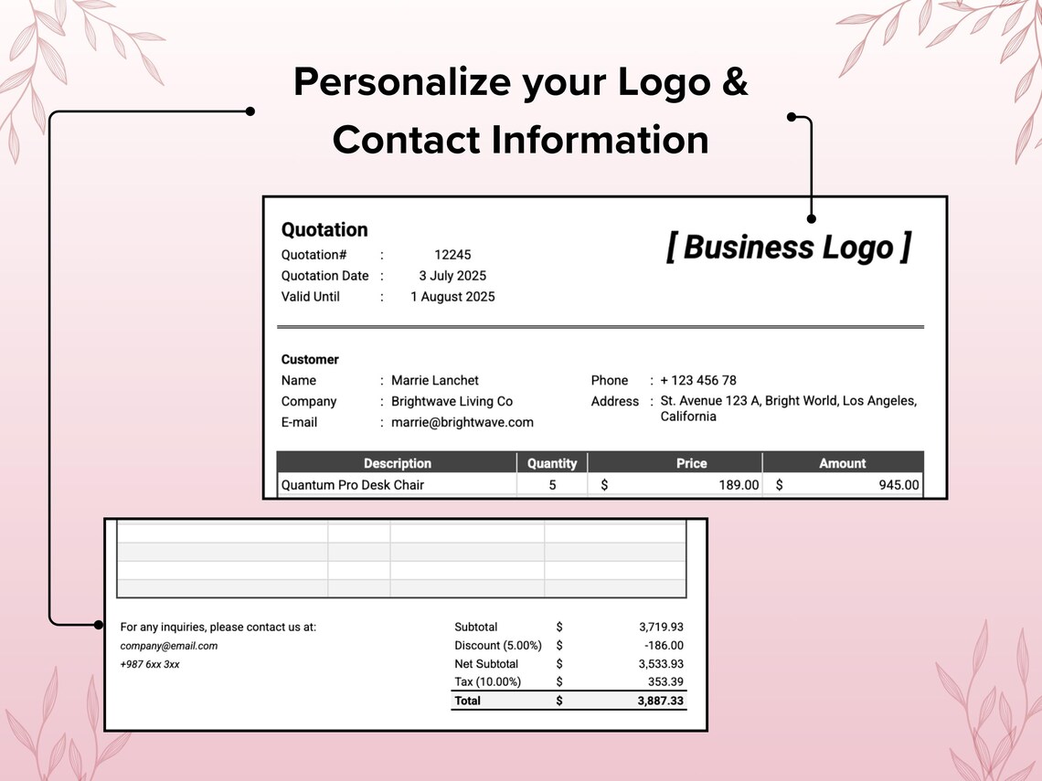 Quote Generator, Quotation Generator, Quote Creator, Quote Calculator ...