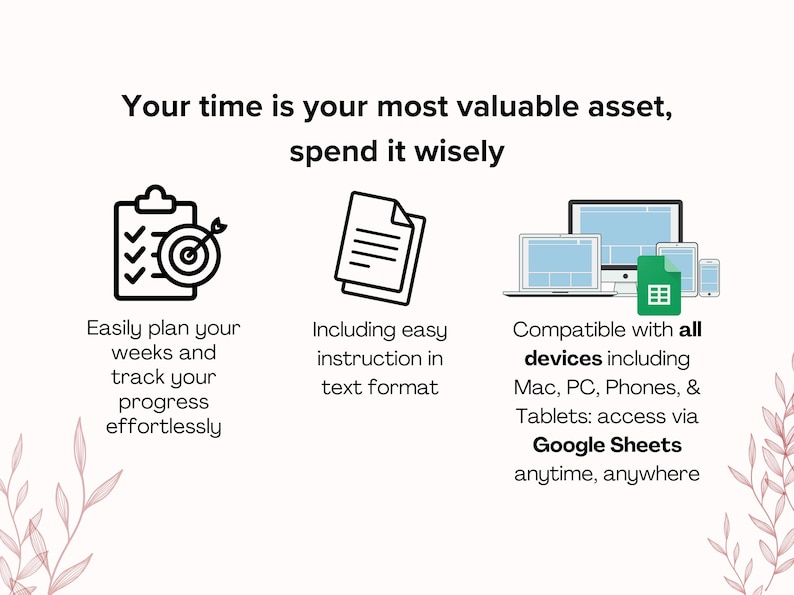 Weekly Planner, Weekly Schedule, Task Planner, Daily to Do List Google ...