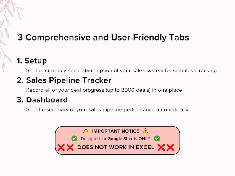 Sales Pipeline Tracker, Sales Funnel Tracker, Lead and Sales Dashboard ...