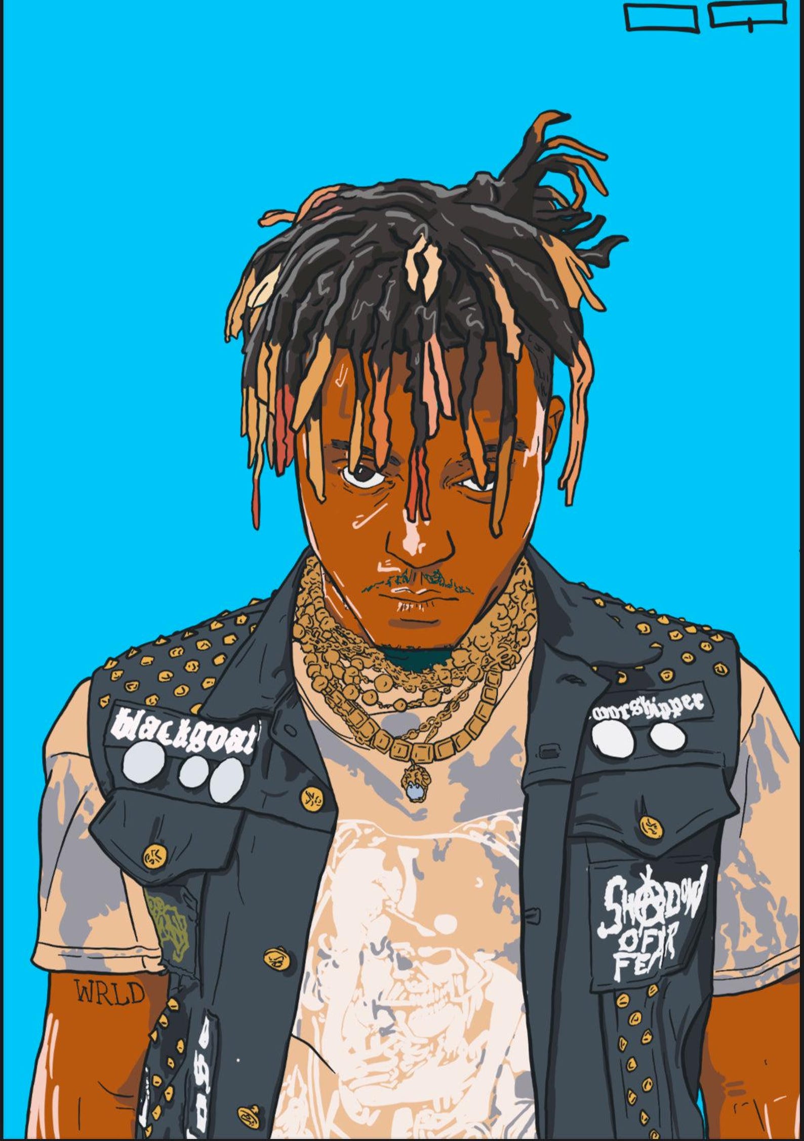 Juice WRLD Vivid Tribute - Etsy
