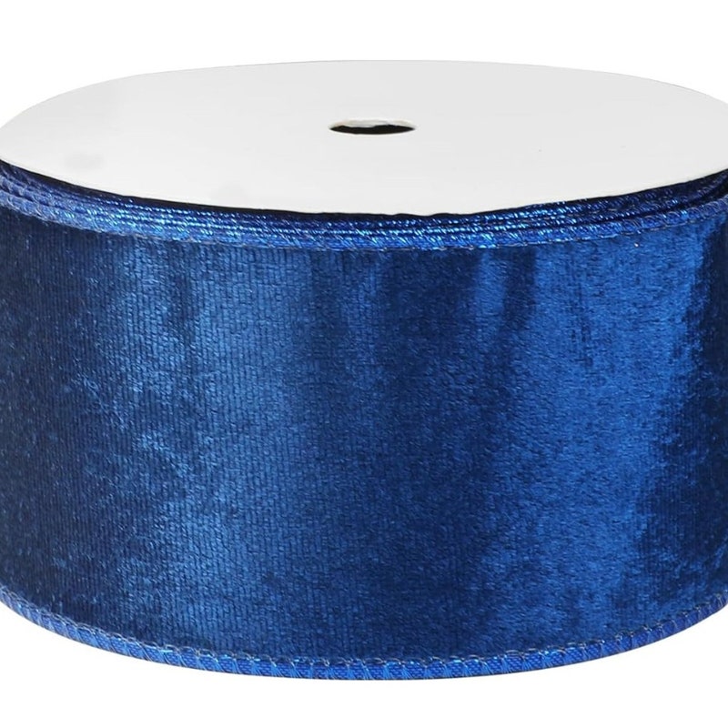 Royal Blue Winter Ribbon - Etsy UK