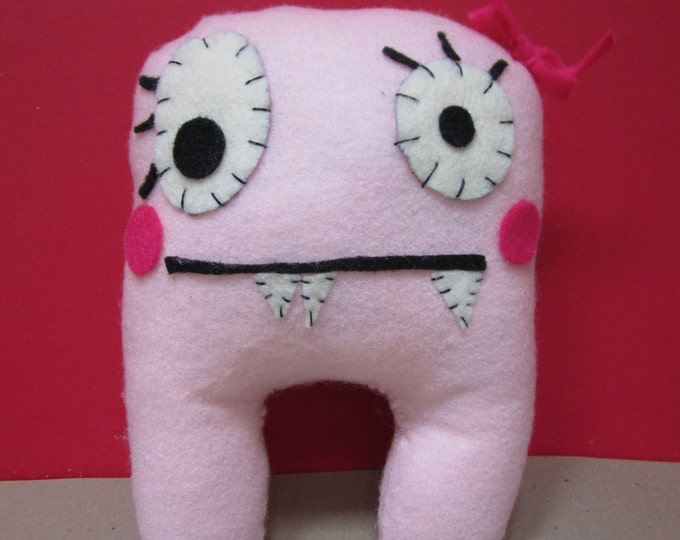 Stuffed Monster Plush Toy 'bada' Tooth Fairy Pillow - Etsy