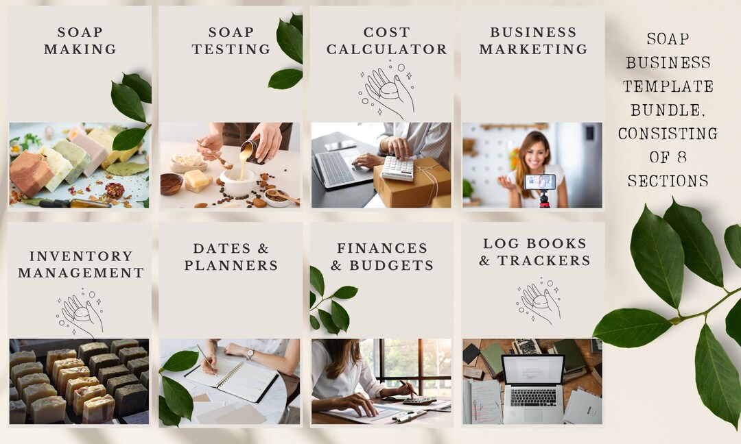Soap Business Planner, Soap Making Business, Soap Recipe Sheet, Soap ...