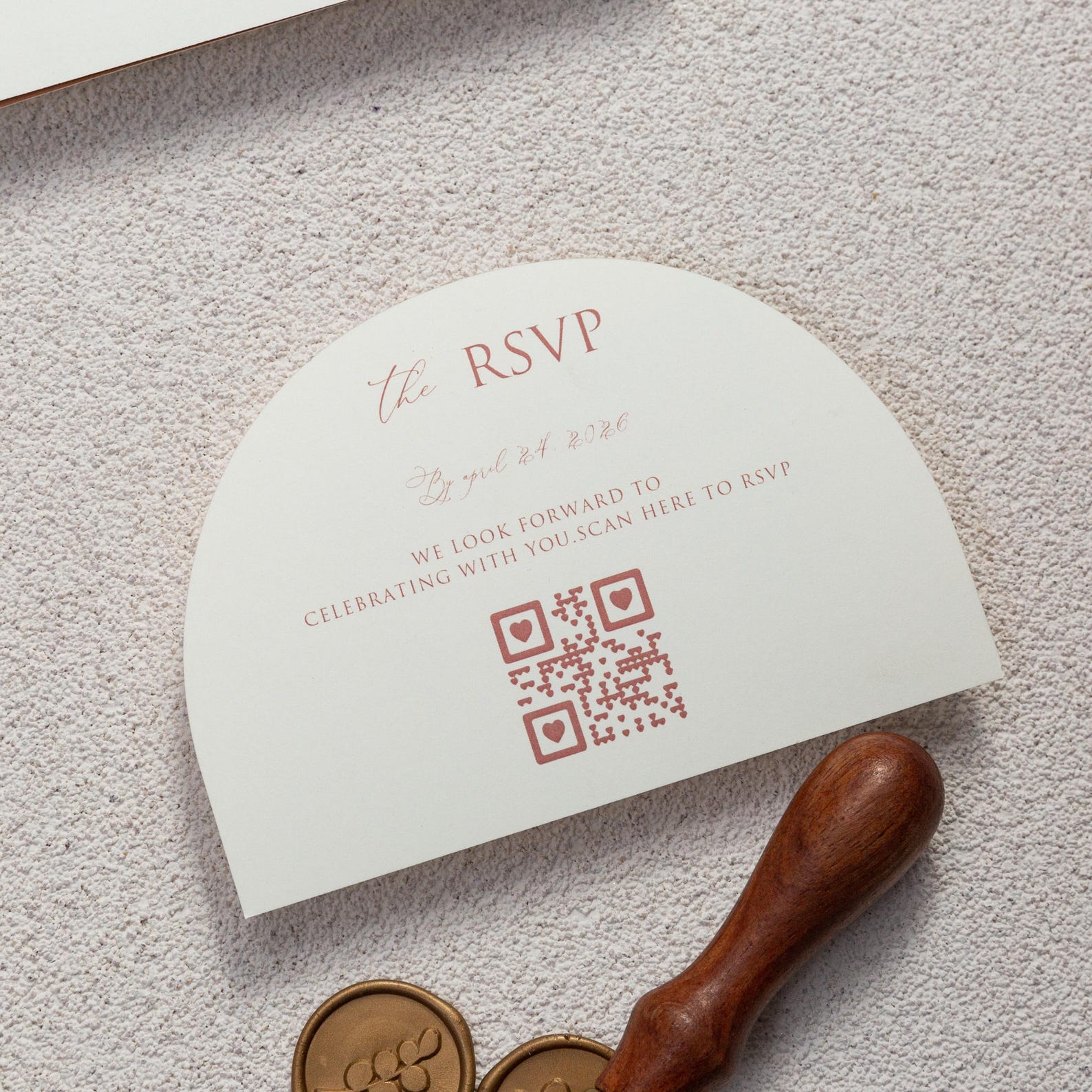 Custom Arched Shape Cut Invitation,elegant Wedding Invitation, Unique ...