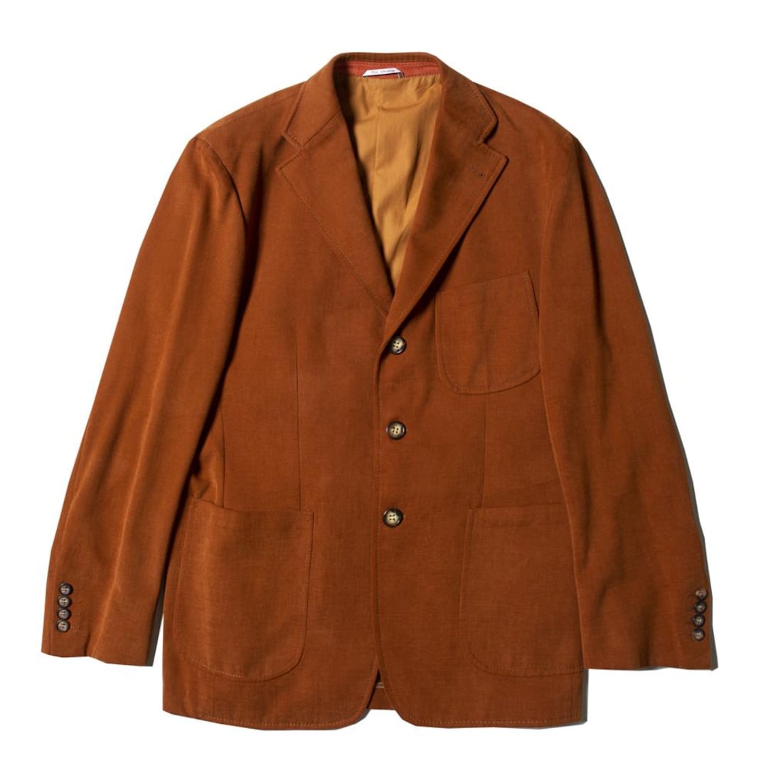 Men's Brown 3-button Fustian Jacket, Vintage, New With Tag, 1980s/90s ...