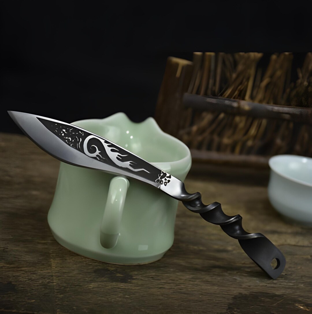 Celtic Mini Kitchen Viking Knife Wing Bird Tea Knife With Leather ...