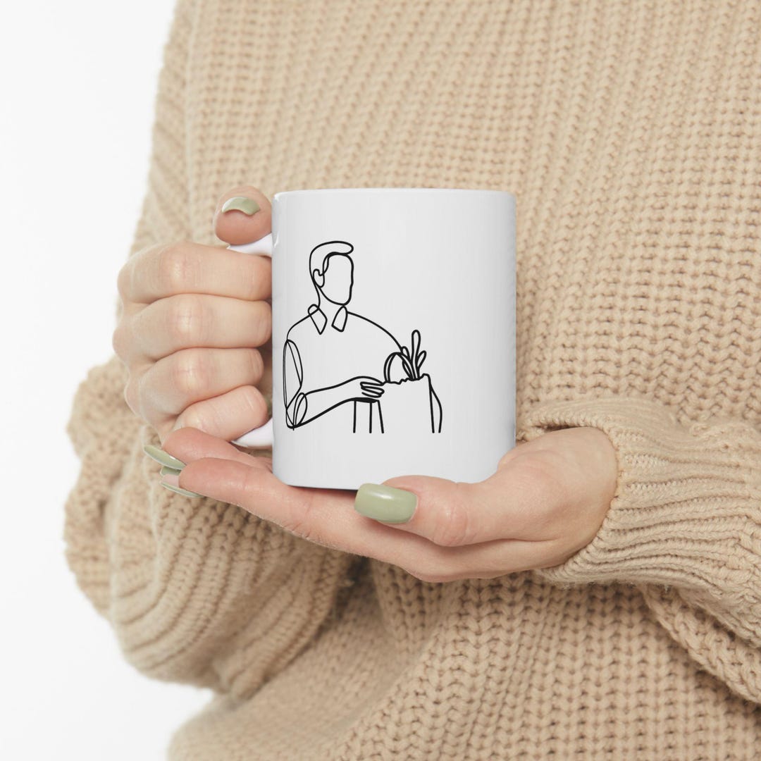 A Family Mug Set With a dad Designファミリーマグカップお父さん - Etsy