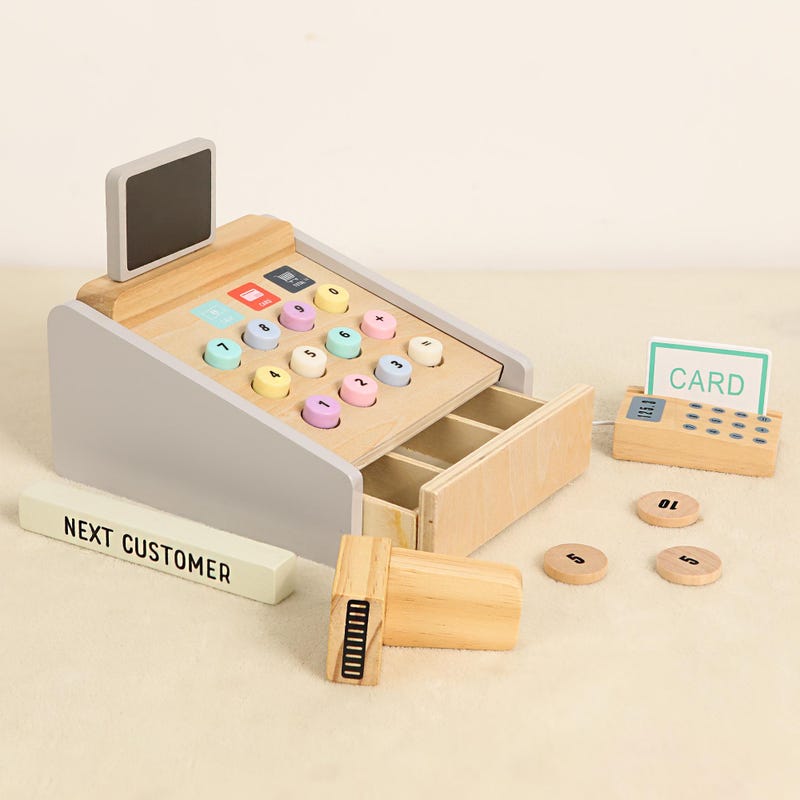 Pink Cash Register Toy - Etsy