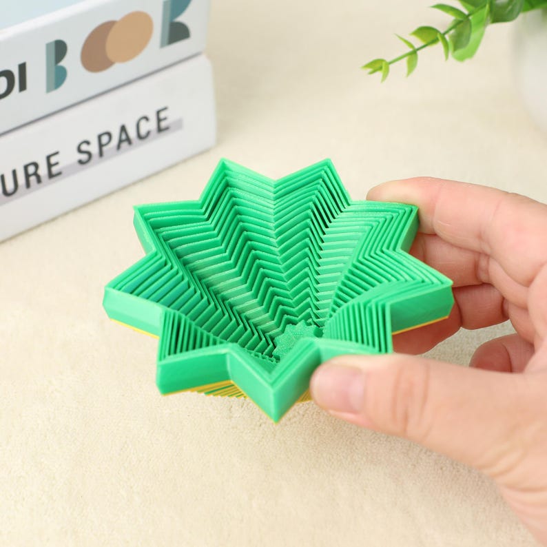 3D Printed Retractable Christmas Tree Stl,fidget Christmas Toy, Stress ...
