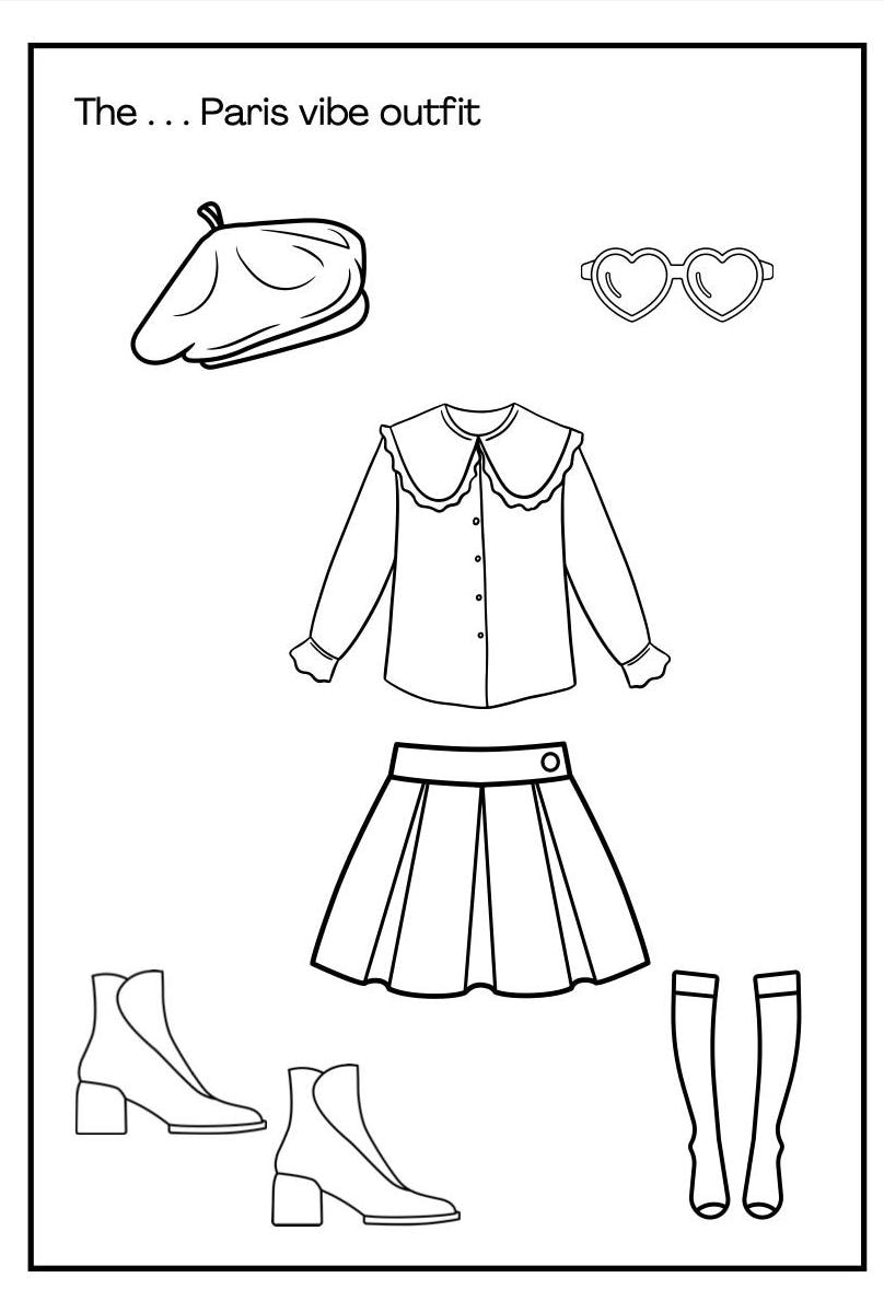 Fashion Designer Coloring Book - Etsy