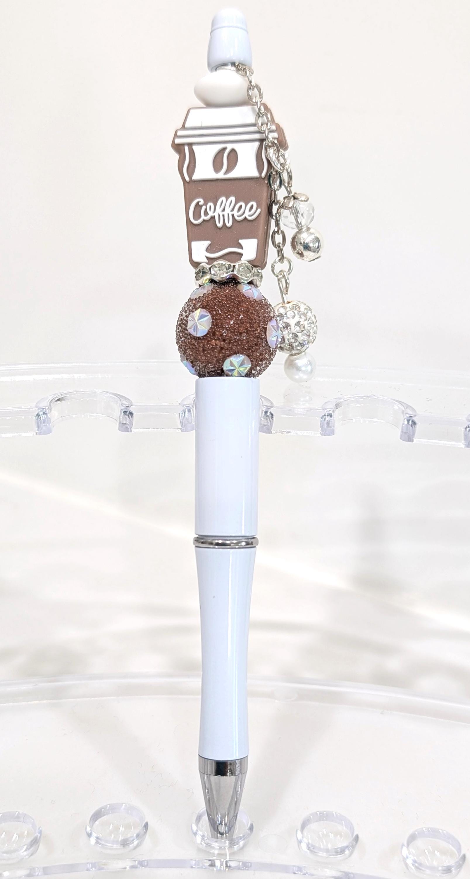 Assorted Coffee Themed Pens, Beaded Pens Great Gifts, for Friends ...